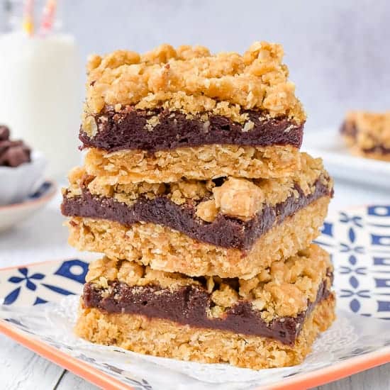 Oatmeal Fudge Bars - Inside BruCrew Life