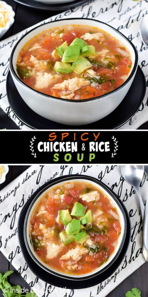 Spicy Chicken and Rice Soup