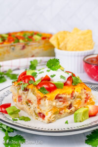 Chicken Ole Casserole Recipe - Inside BruCrew Life