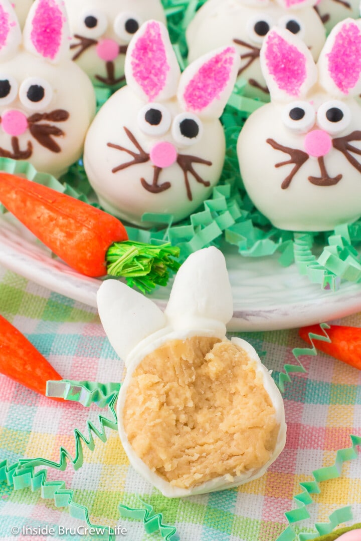 Homemade Peanut Butter Bunnies - Inside BruCrew Life