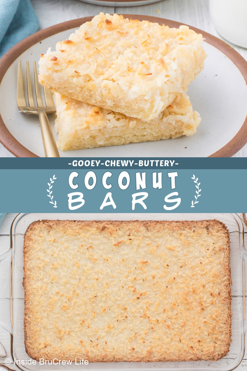 Easy Coconut Bars Recipe - Inside BruCrew Life