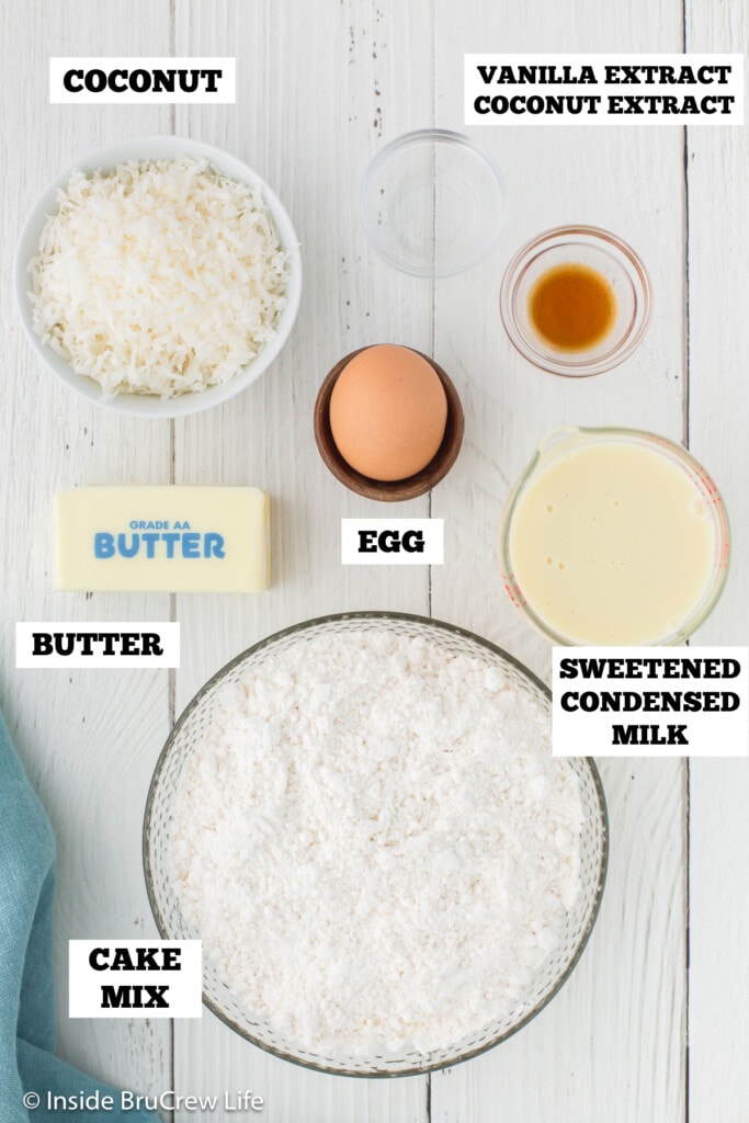 Easy Coconut Bars Recipe - Inside BruCrew Life