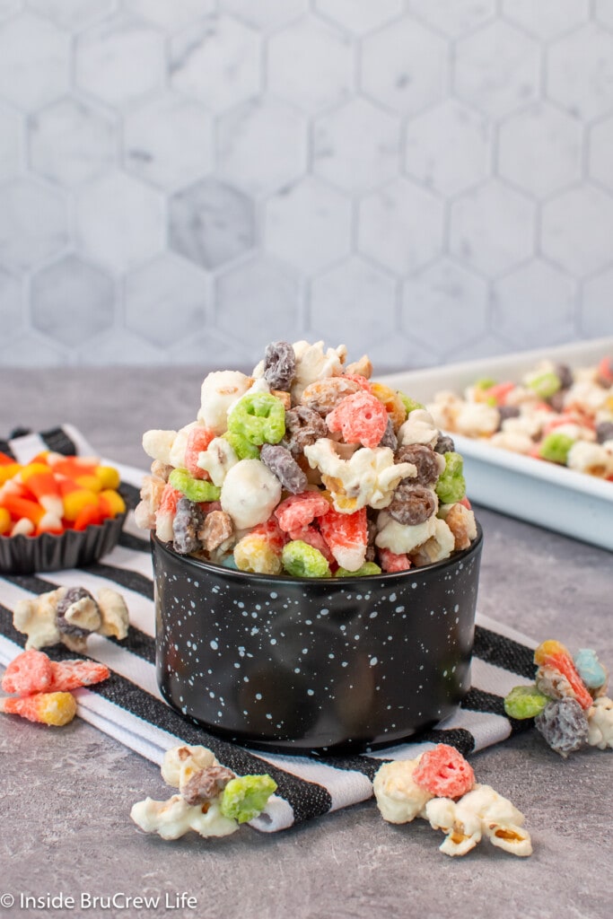 Halloween Monster Munch Popcorn Recipe - Inside BruCrew Life