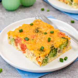 Broccoli Egg Bake - Inside BruCrew Life