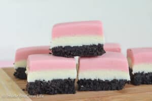 Neapolitan Fudge {Chocolate Strawberry Vanilla} - Inside BruCrew Life