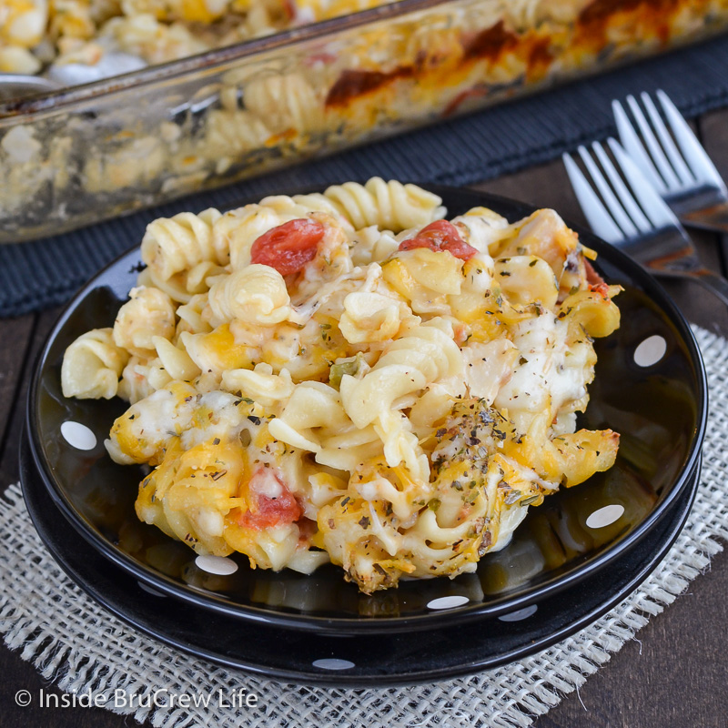 Easy Chicken Ravioli with Nacho Cheese Sauce - Inside BruCrew Life