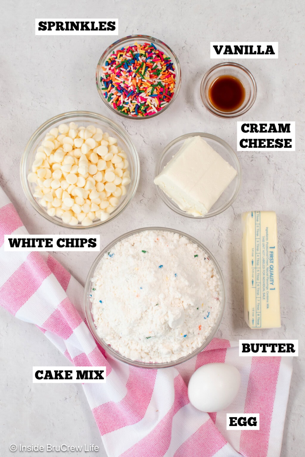 Funfetti Cake Mix Cookies - Inside BruCrew Life