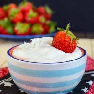 Coconut Cream Fruit Dip
