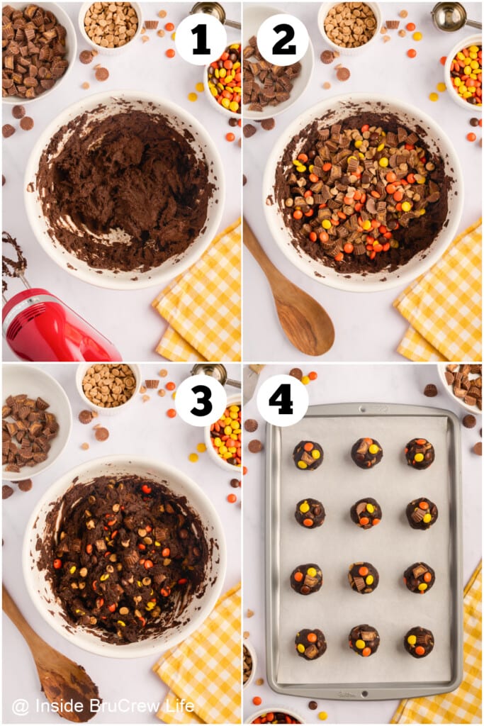 Chewy Reese's Chocolate Cookies Recipe - Inside BruCrew Life