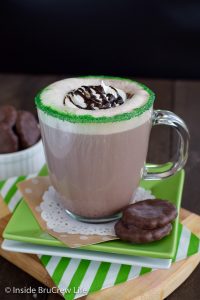 Thin Mint Latte Recipe - Inside BruCrew Life