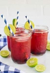 Sparkling Key Lime Fruit Punch - Inside BruCrew Life