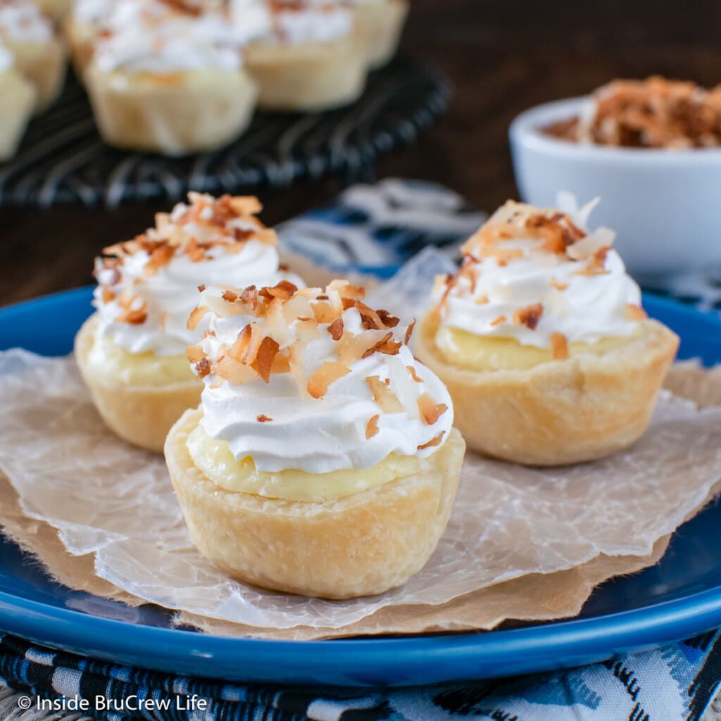 Mini Coconut Cheesecakes - Inside BruCrew Life