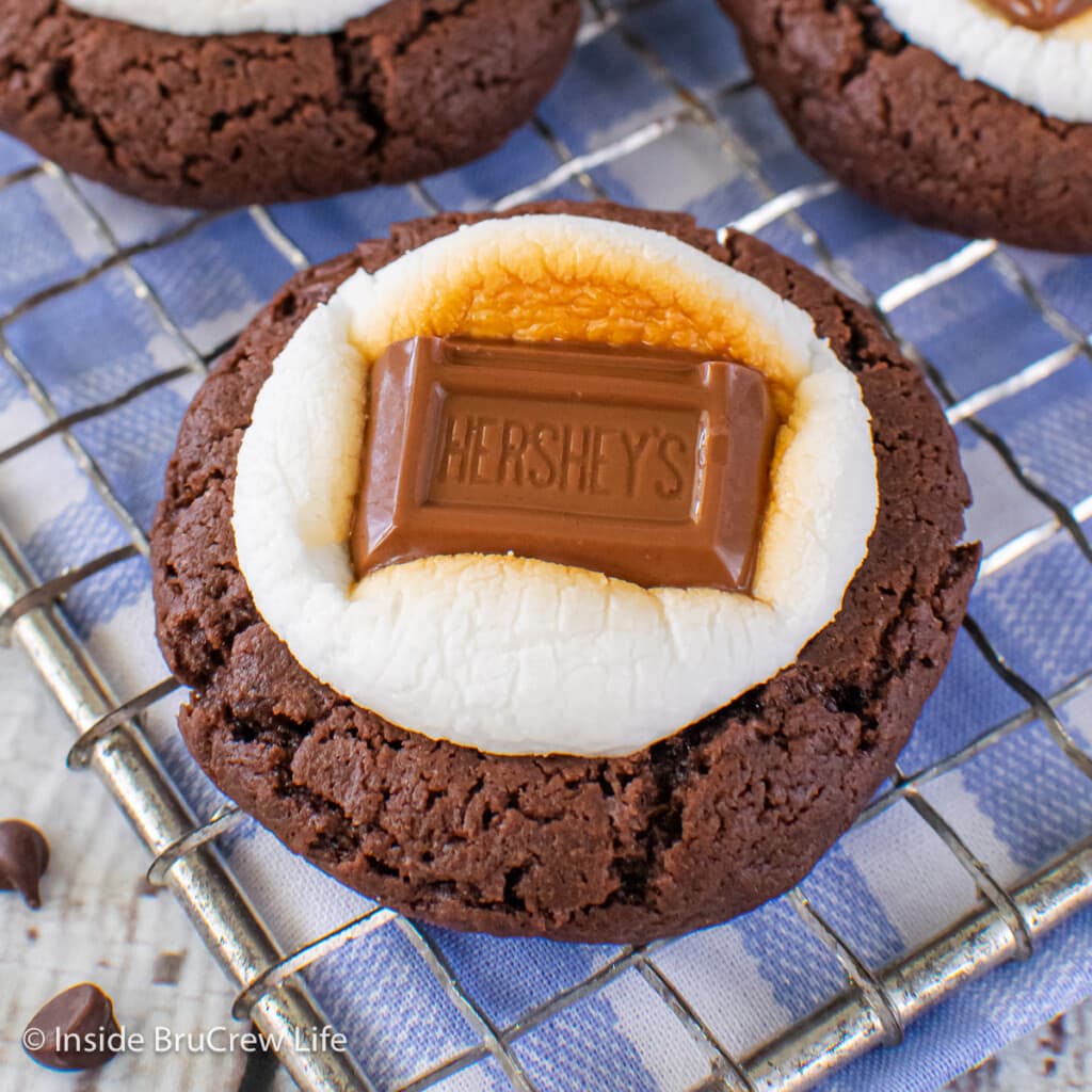 Chocolate Marshmallow Cookies - Inside BruCrew Life