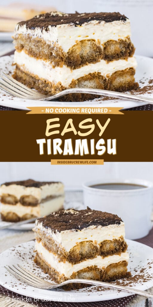 Easy Tiramisu Recipe - Inside BruCrew Life