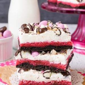 Neapolitan Sugar Cookie Bars - Inside BruCrew Life