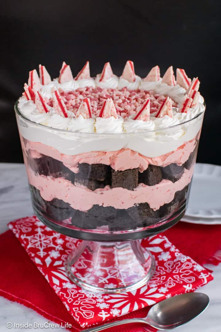 Brownie Peppermint Trifle - Inside BruCrew Life