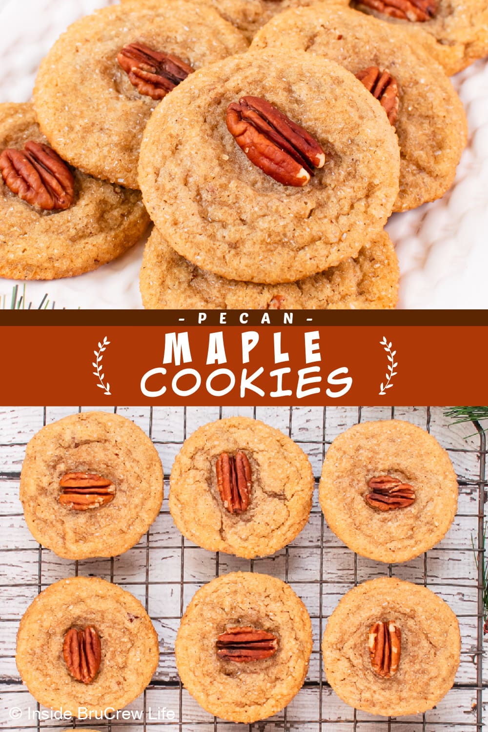 Chewy Maple Cookies Recipe - Inside BruCrew Life