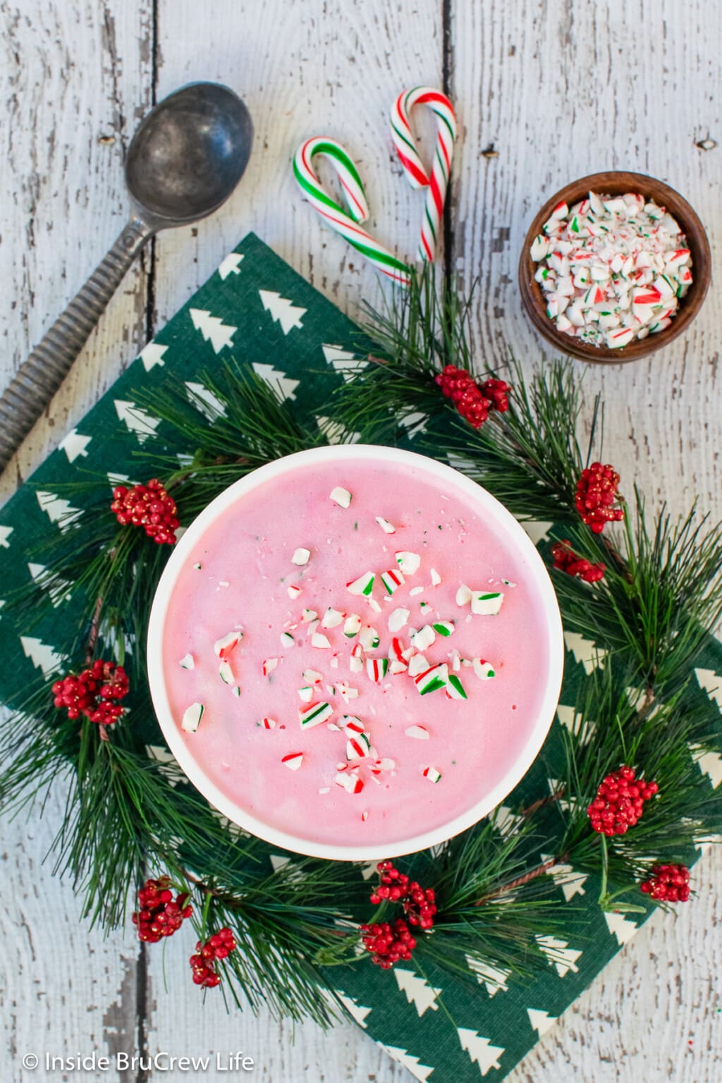 Homemade Peppermint Stick Ice Cream Recipe - Inside BruCrew Life