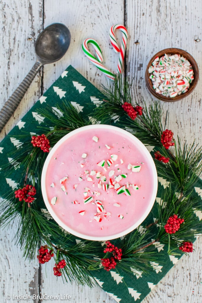 Homemade Peppermint Stick Ice Cream Recipe - Inside BruCrew Life