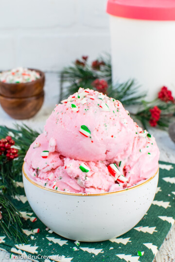 Homemade Peppermint Stick Ice Cream Recipe - Inside BruCrew Life