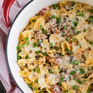 Cheesy Italian Pasta - Inside BruCrew Life