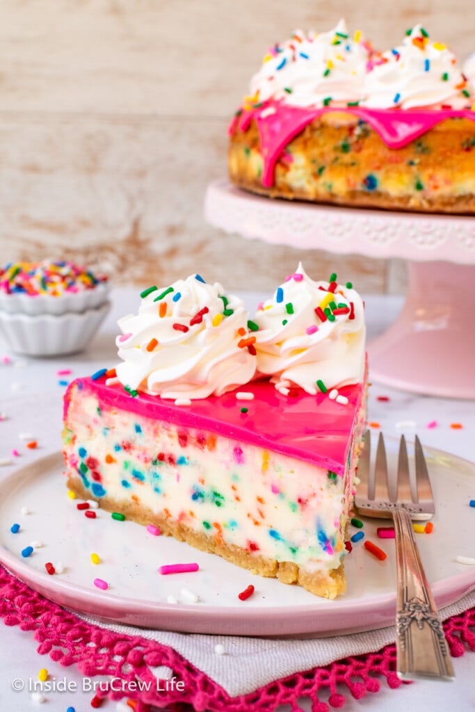 Funfetti Cheesecake - Inside BruCrew Life