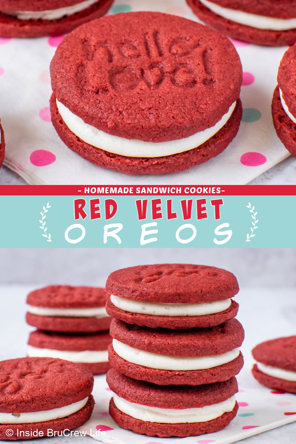 Red Velvet Oreos (Copycat Recipe) - Inside BruCrew Life