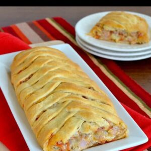 Meat Lover's Crescent Braid