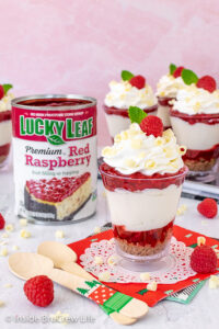 Raspberry White Chocolate Cheesecake Parfaits - Inside BruCrew Life