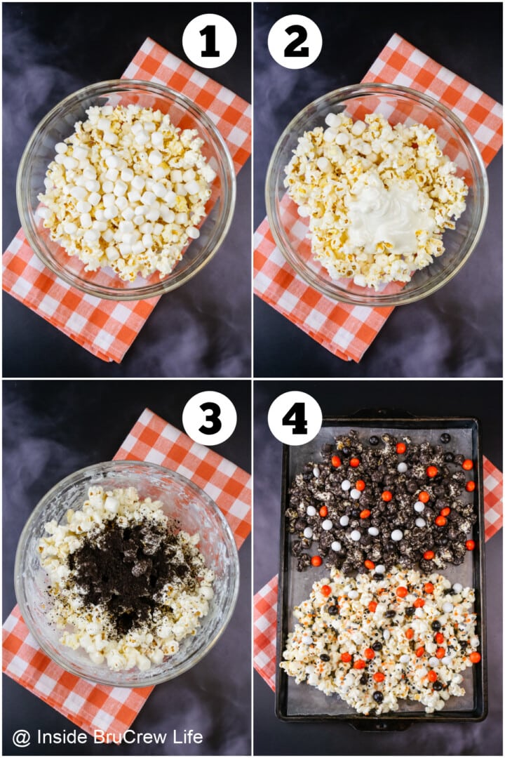 Spooky Halloween Popcorn Mix Recipe - Inside BruCrew Life