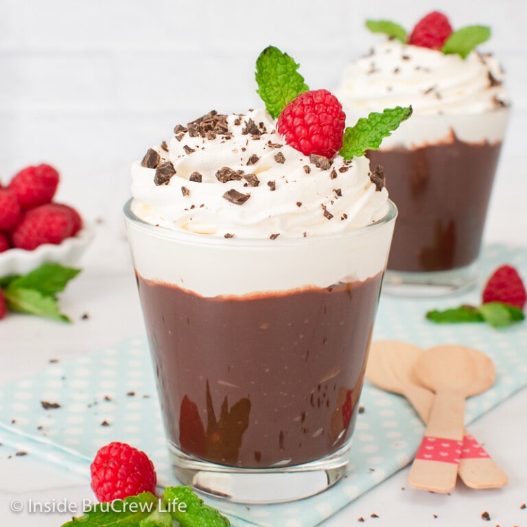 Easy Chocolate Pudding Recipe - Inside BruCrew Life