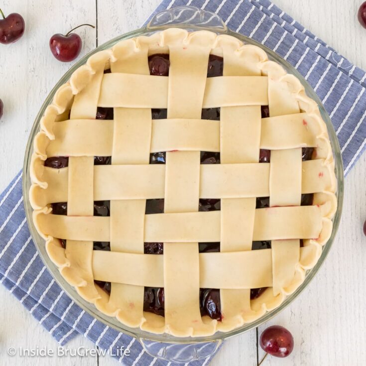 How to Make a Lattice Pie Crust - Inside BruCrew Life