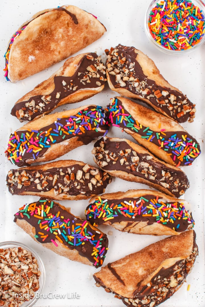 Easy Homemade Ice Cream Tacos Recipe - Inside BruCrew Life