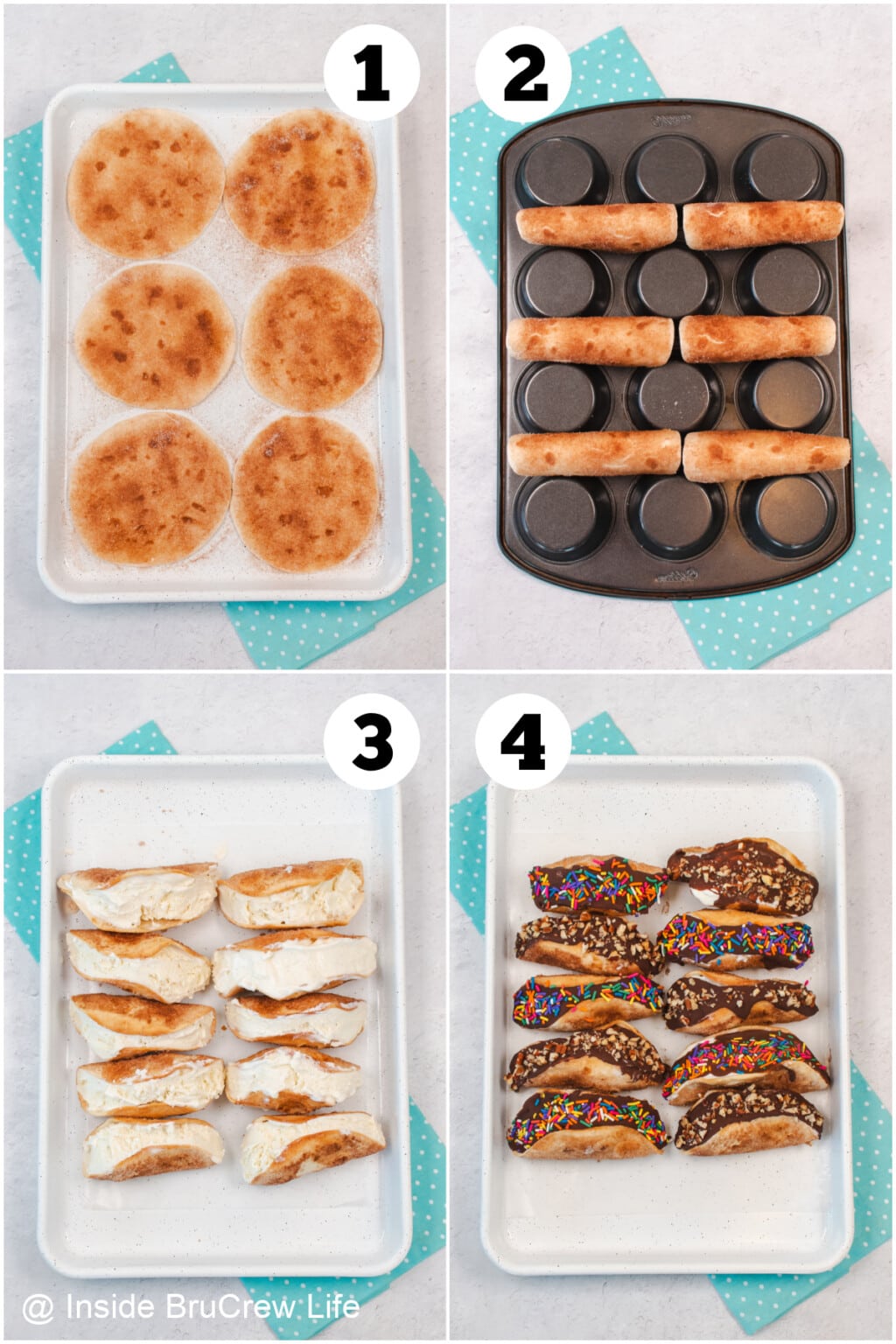 Easy Homemade Ice Cream Tacos Recipe - Inside BruCrew Life