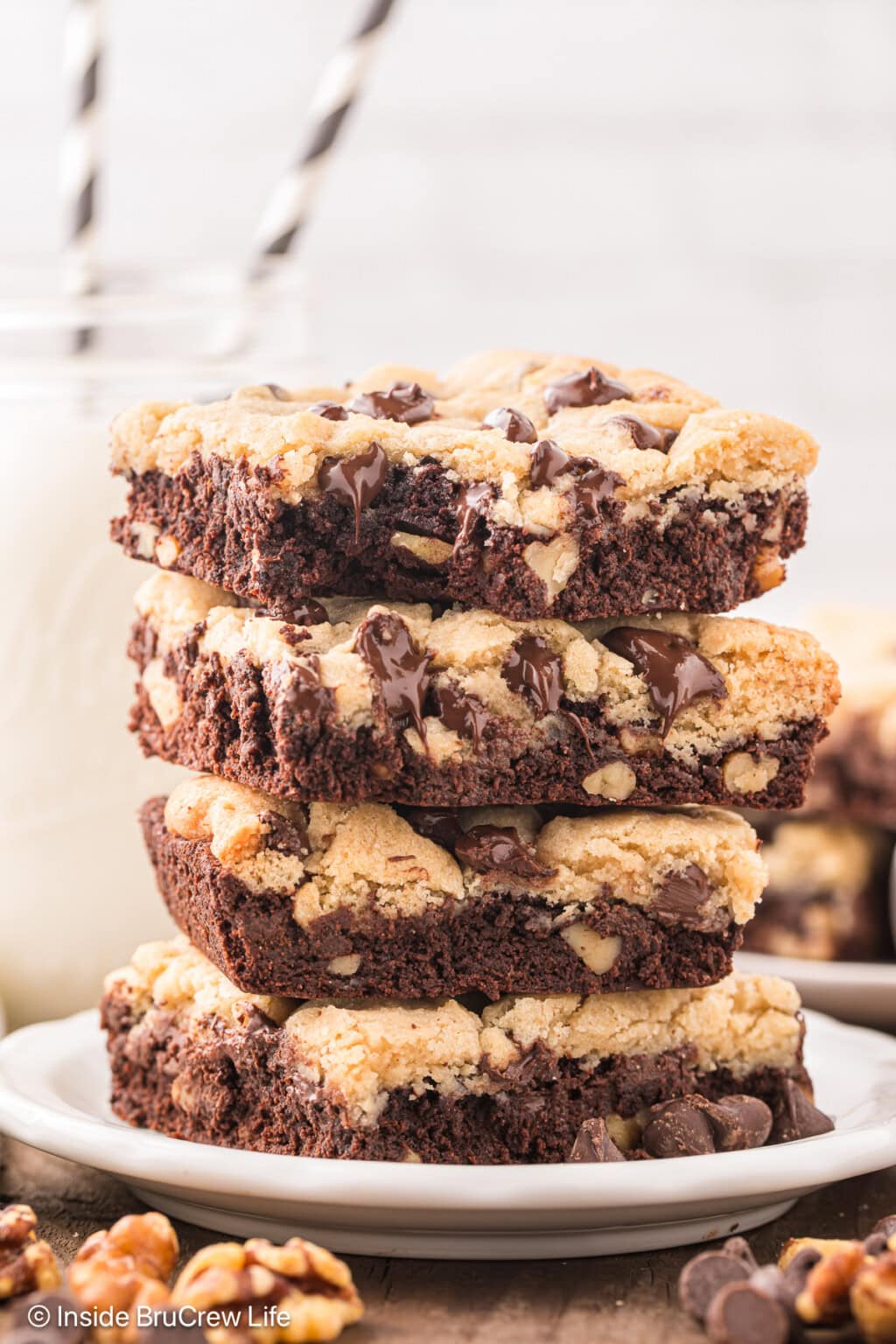 Brookies Recipe (Brownie Cookie Bars) - Inside BruCrew Life