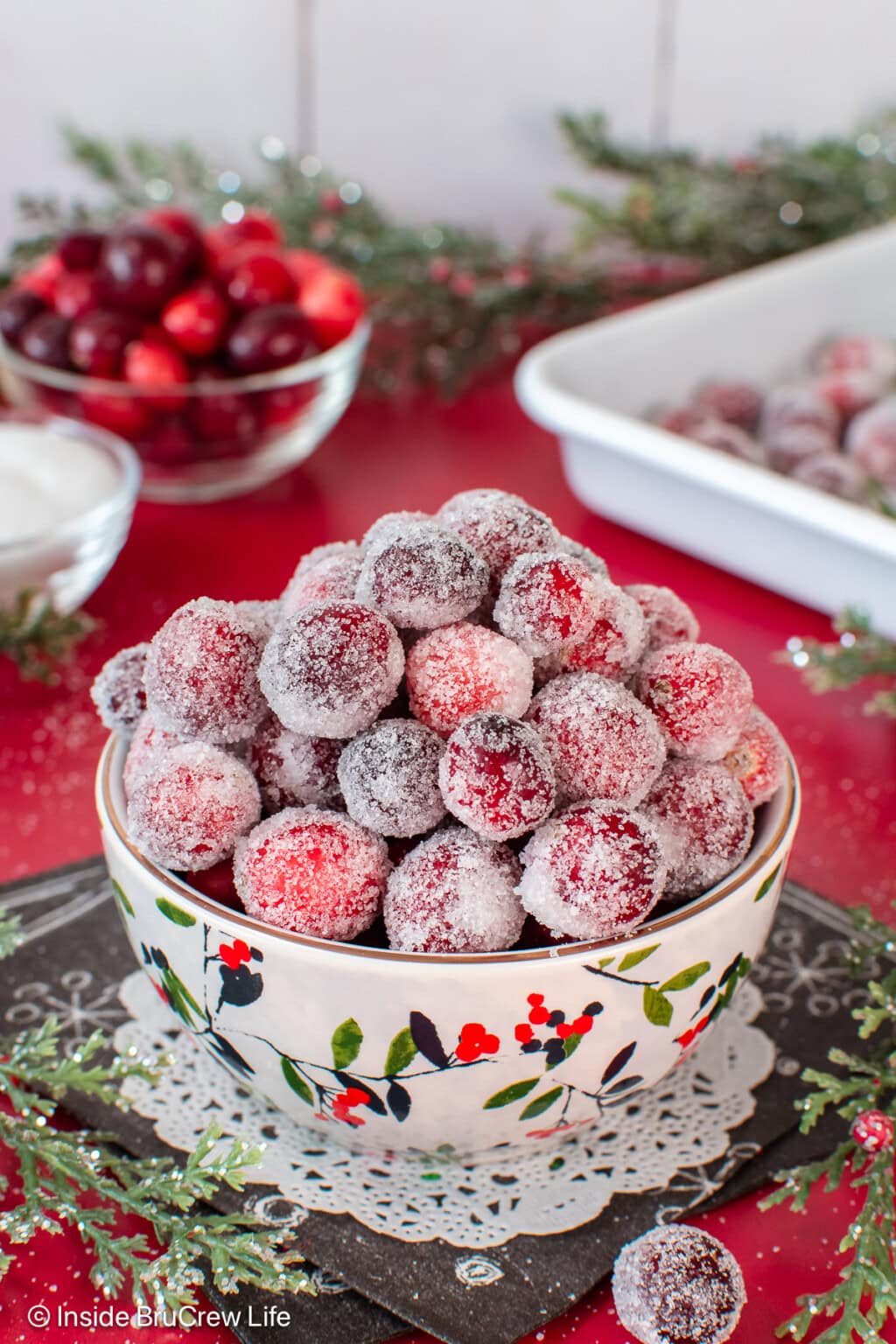 How To Make Sugared Cranberries - Inside BruCrew Life