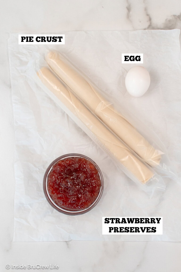 Easy Homemade Strawberry Pop Tarts (with Pie Crust) - Inside BruCrew Life