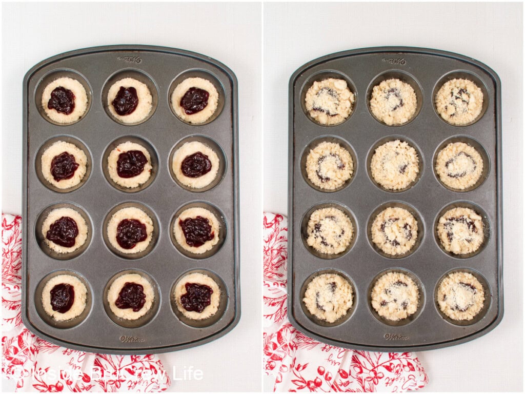 Raspberry Crumble Cookies Recipe (Costco Copycat) - Inside BruCrew Life