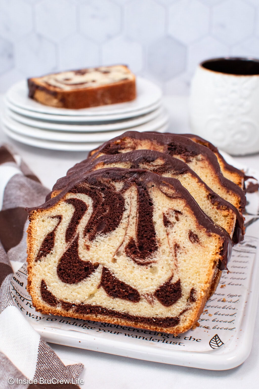 Easy Marble Loaf Cake (Starbucks Copycat) - Inside BruCrew Life