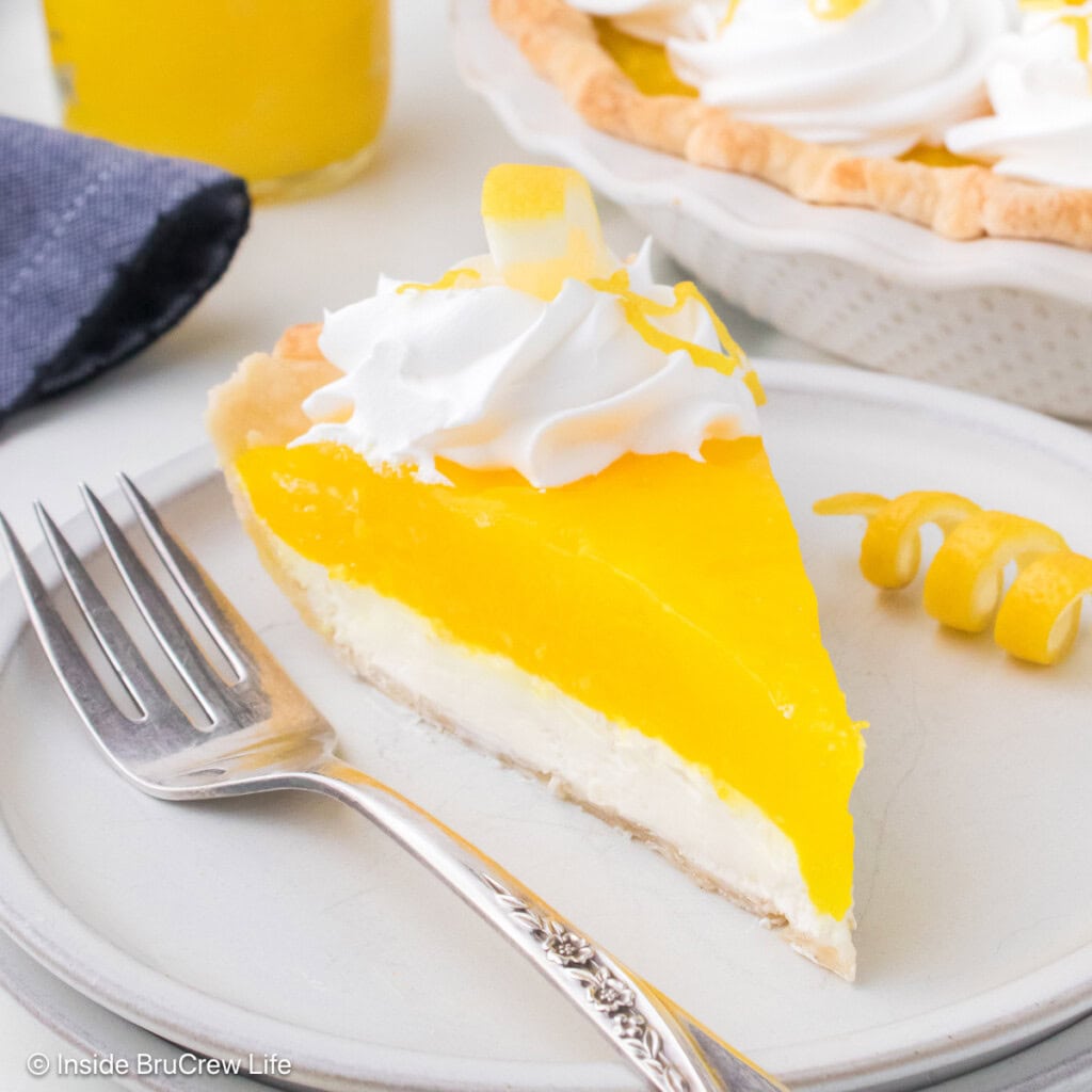 Lemon Supreme Pie Recipe - Inside BruCrew Life