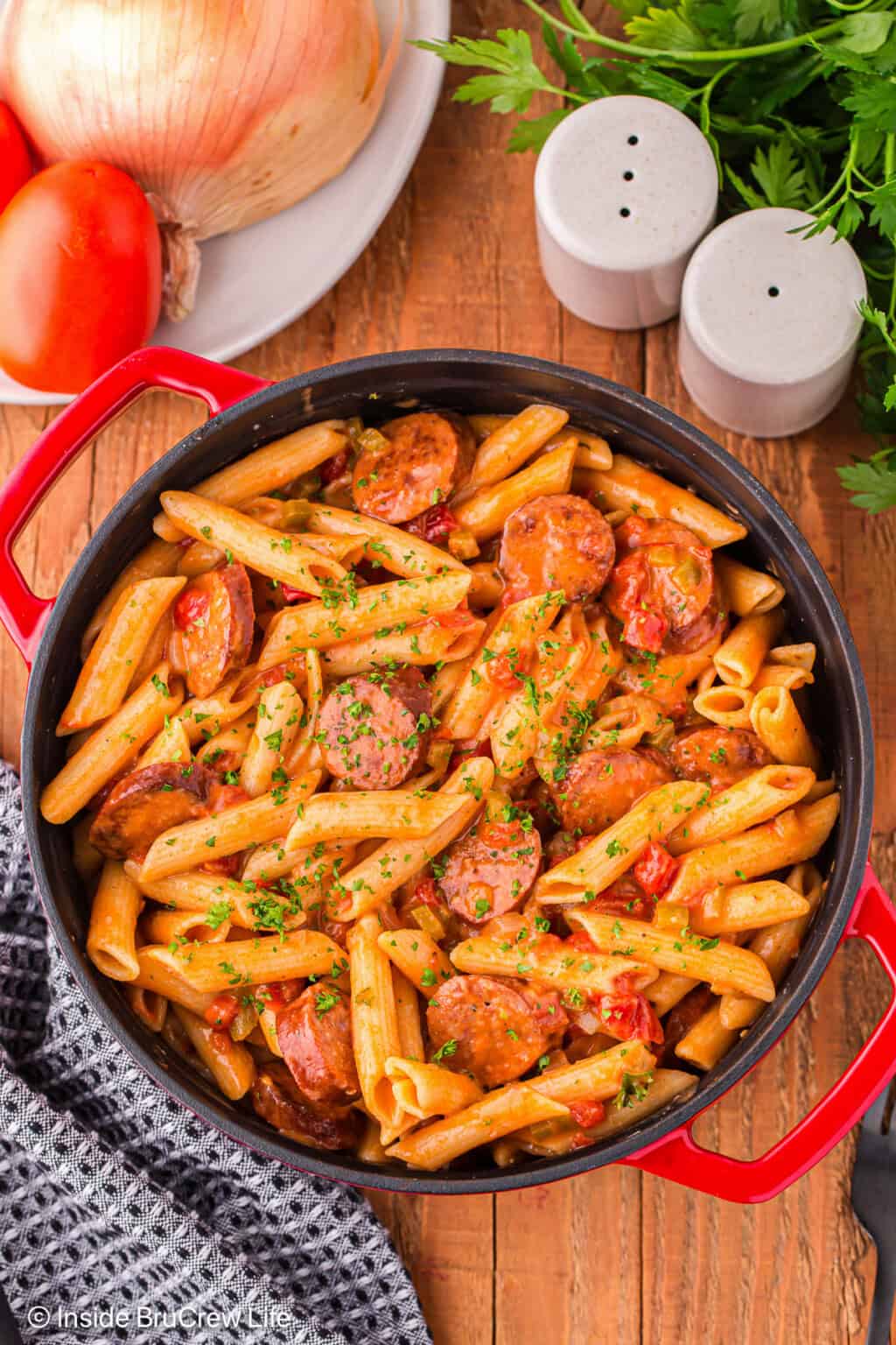 Creamy Pastalaya With Sausage | Inside BruCrew Life