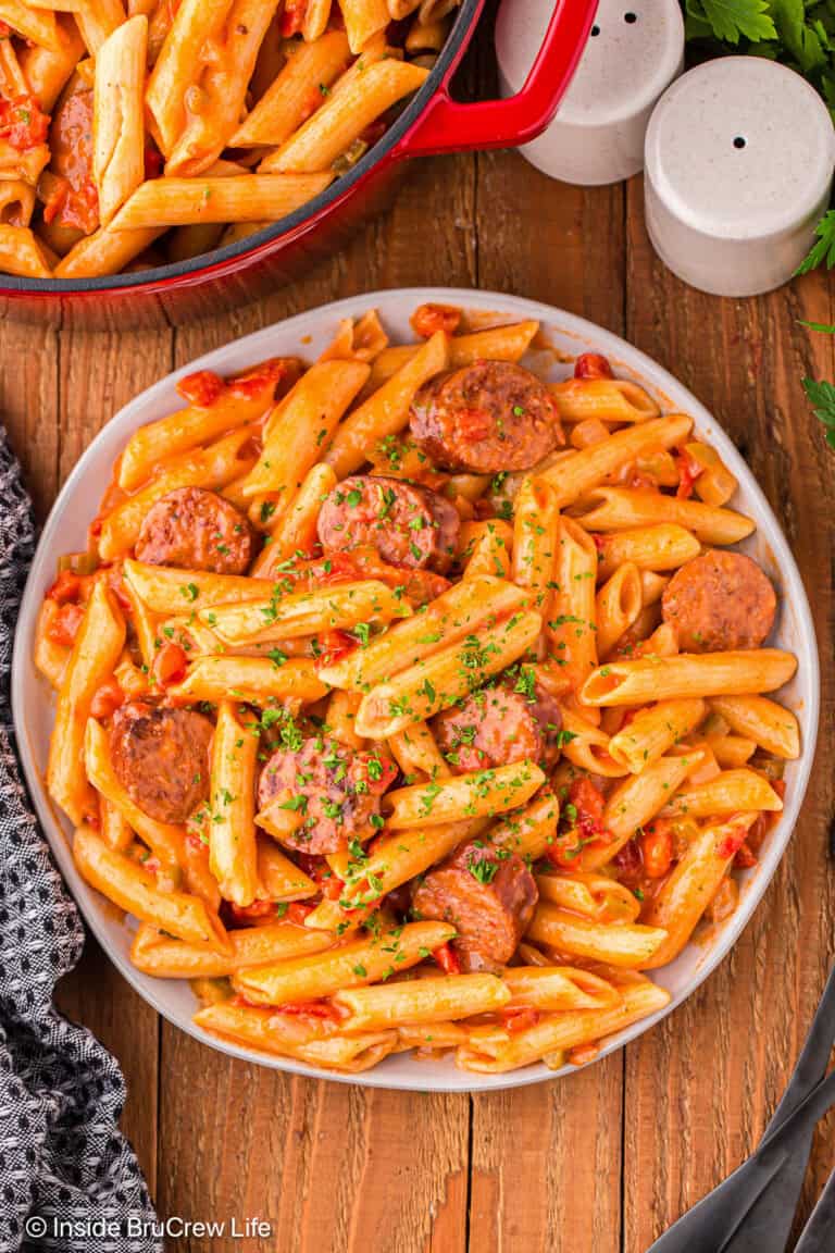 Creamy Pastalaya With Sausage | Inside BruCrew Life