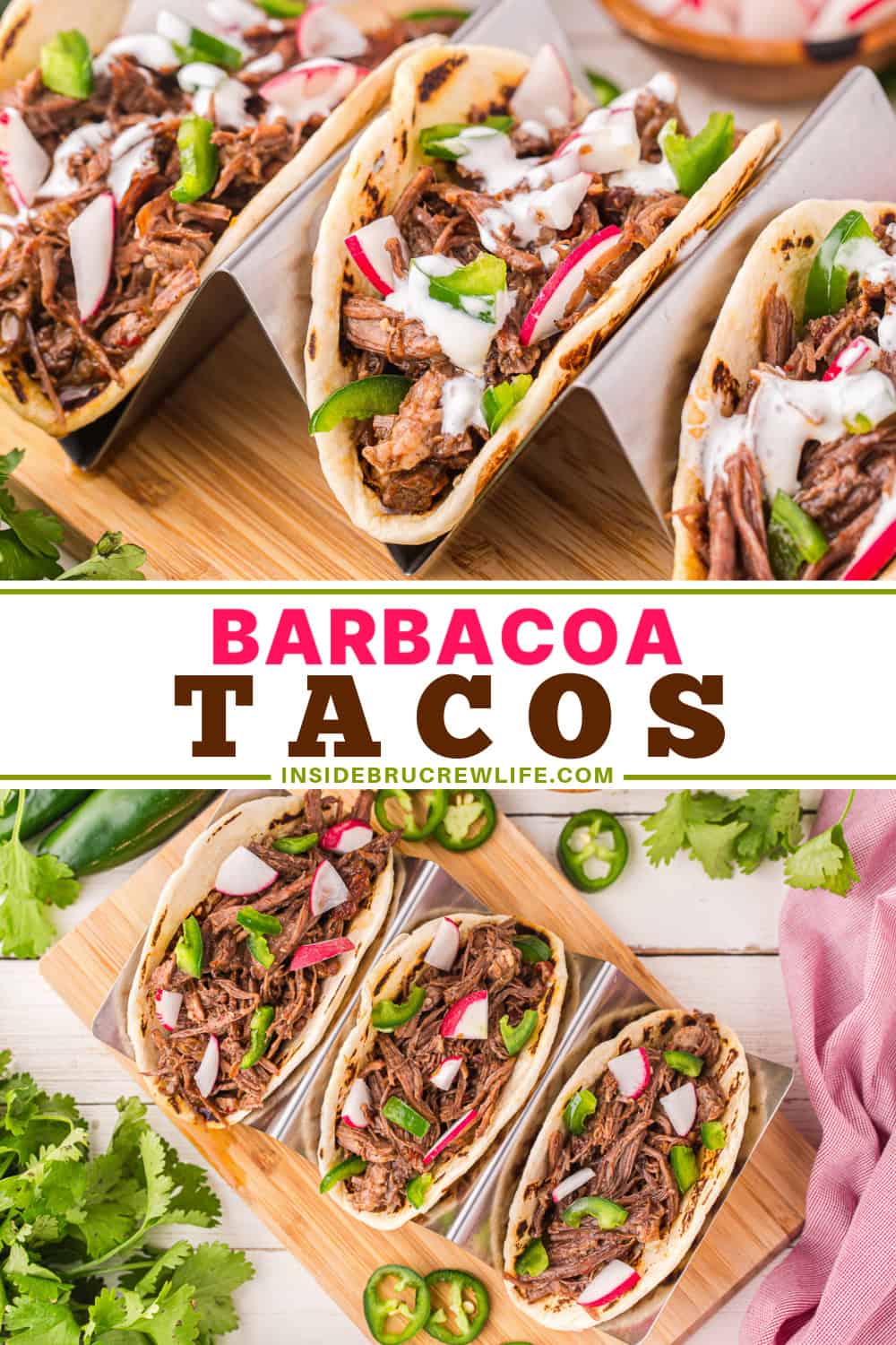 Barbacoa Tacos (Instant Pot Recipe) | Inside BruCrew Life