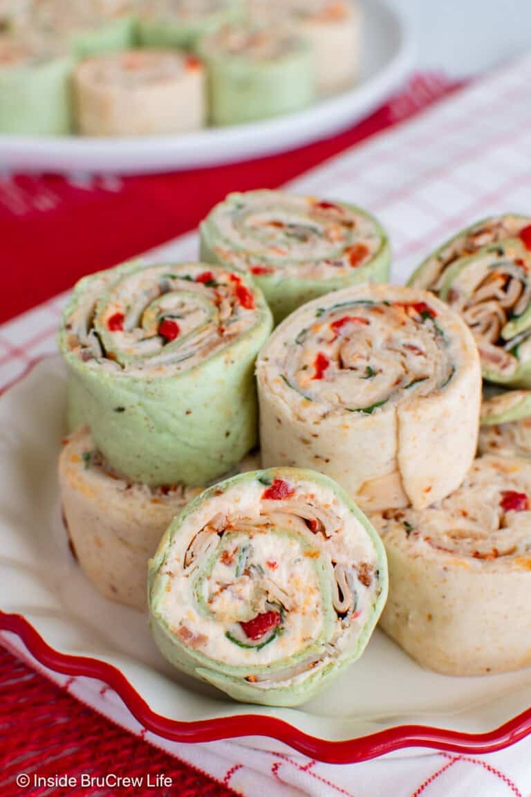 Easy Turkey Pinwheels Recipe | Inside BruCrew Life