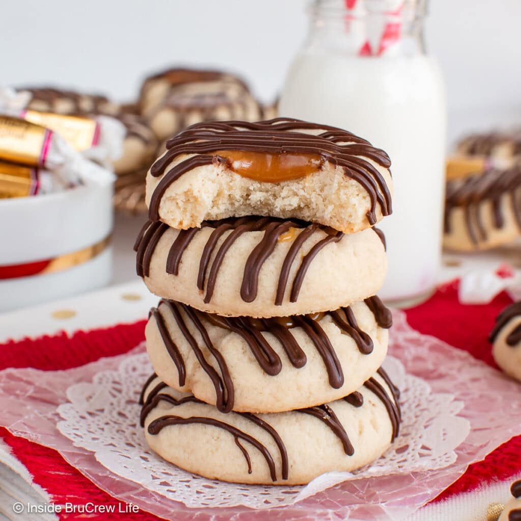 Twix Thumbprint Cookies | Inside BruCrew Life